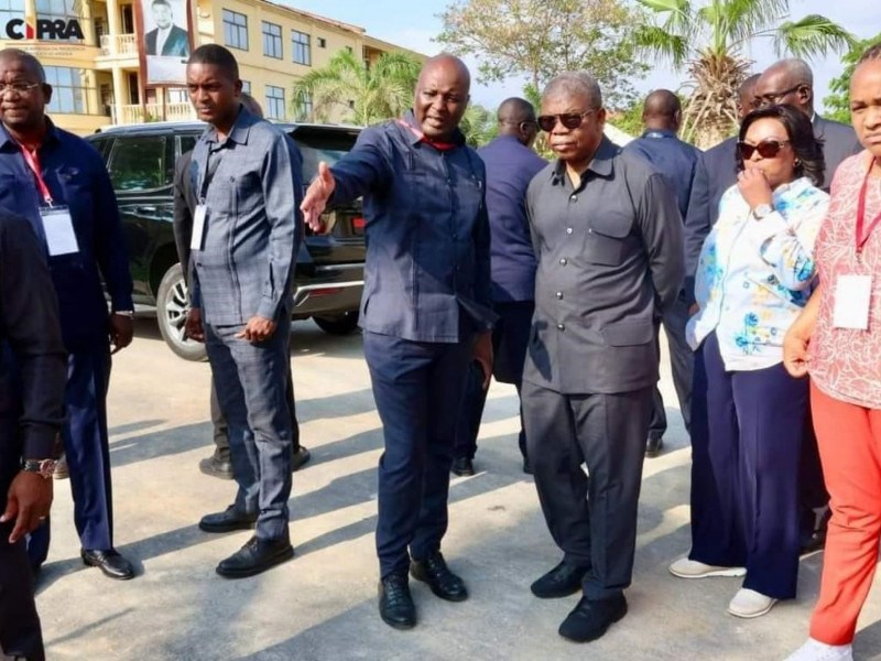 PR inteirou-se das obras de requalificação da cidade do Sumbe - Angola