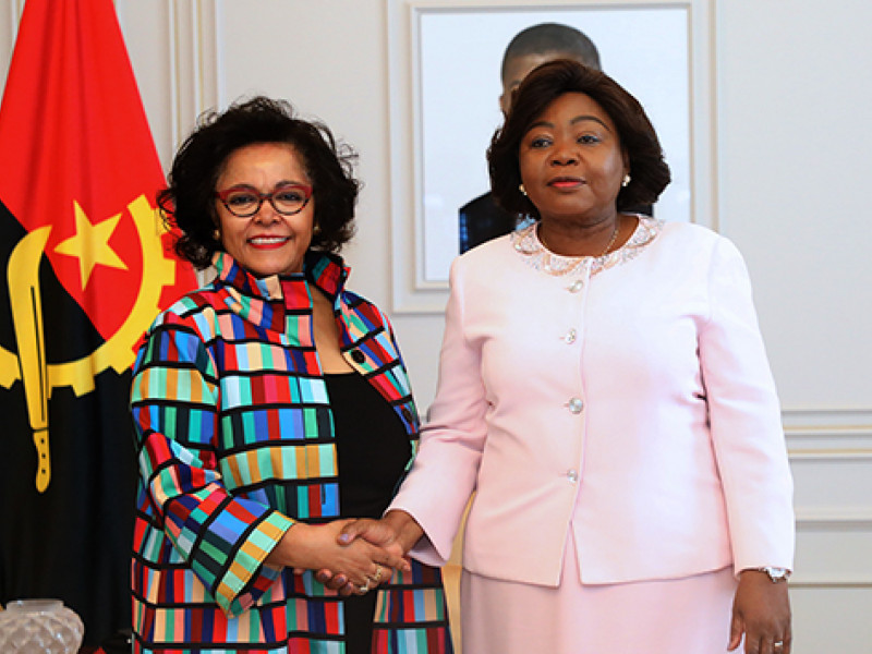 Directora executiva da AUDA-NEPAD recebida por Esperança da Costa - Angola